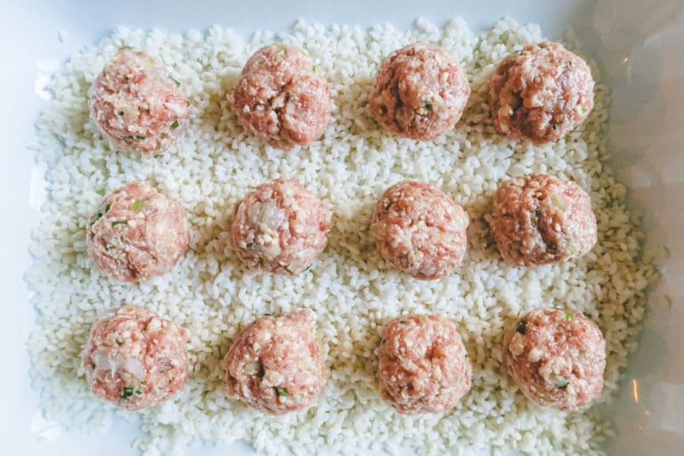 Pearl Meatball with Pork, Tofu and Shrimp (珍珠丸子) - Cooking in Chinglish