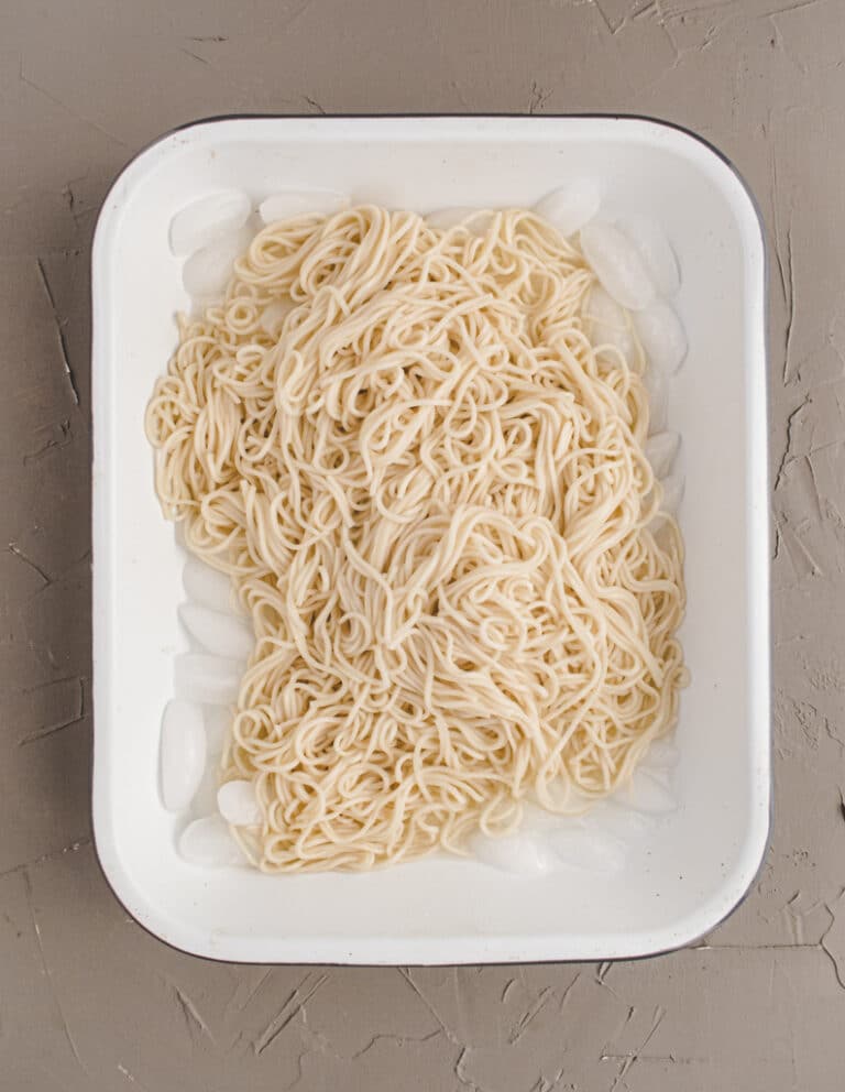 Taiwanese Cold Noodles with Sesame Dressing (Liang Mian) - Cooking in ...