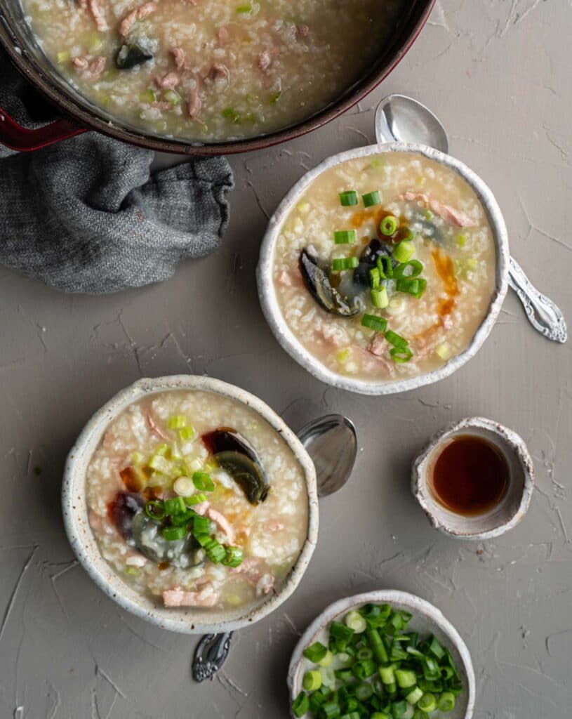 Century Egg Congee with Pork (皮蛋瘦肉粥) - Cooking in Chinglish