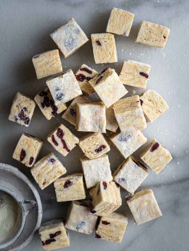 Snowflake Crisp (Milk Nougat Bites) • Cooking in Chinglish