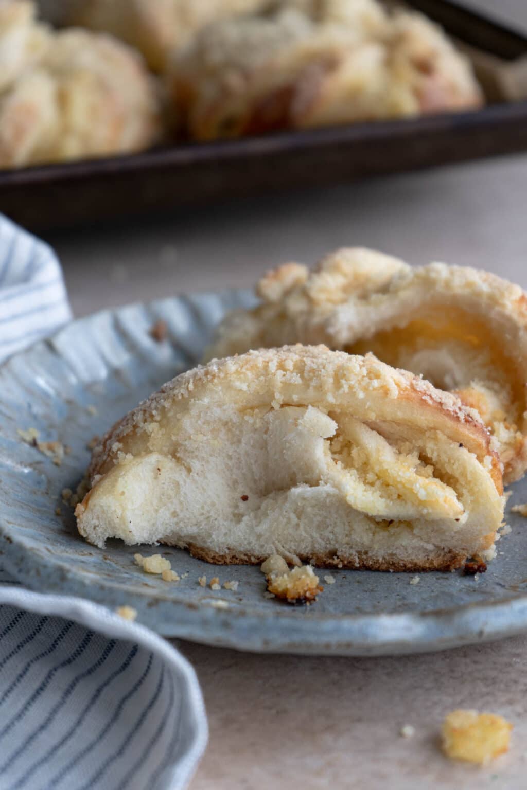 Taiwanese Milk Butter Buns (奶酥麵包) - Cooking in Chinglish