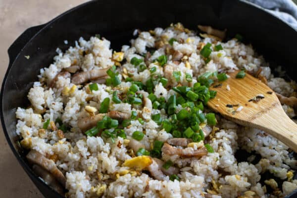 Pork Belly Fried Rice with Egg and Scallion - Cooking in Chinglish