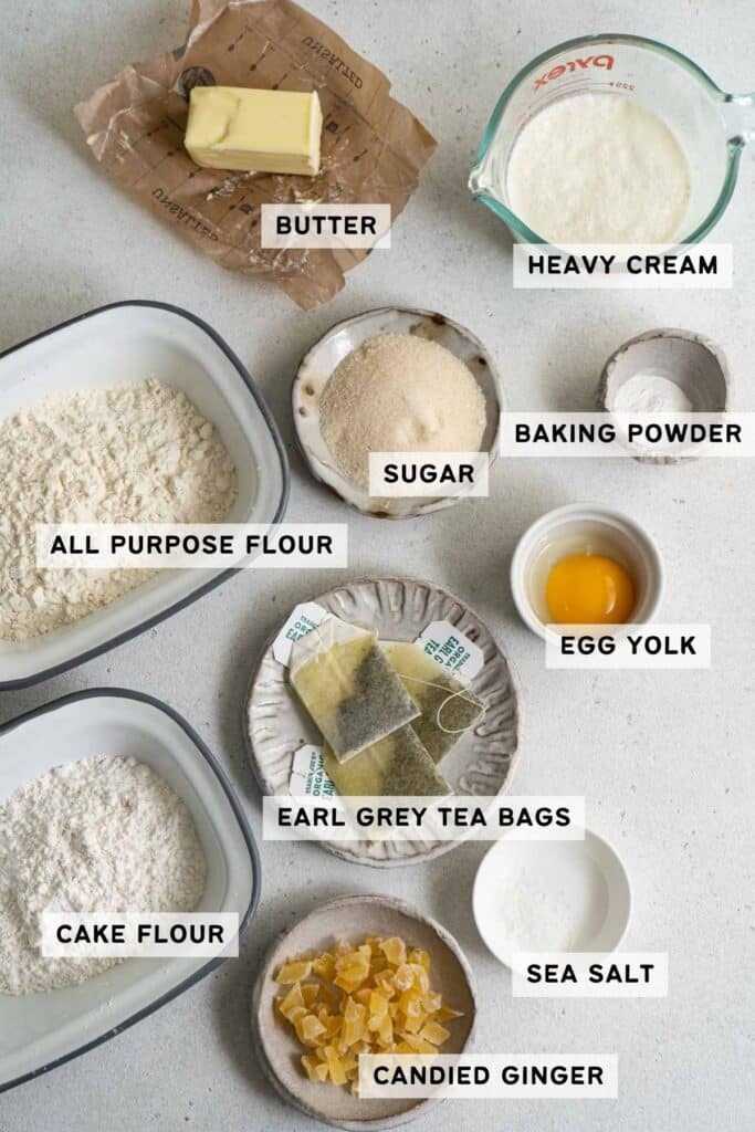 Earl Grey Scones with Candied Ginger - Cooking in Chinglish